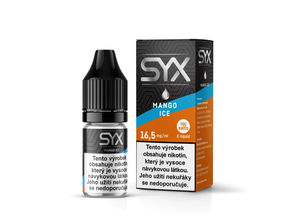 SYX NS E-LIQUID MANGO ICE 16.5 mg/ml - Nicopods.cz
